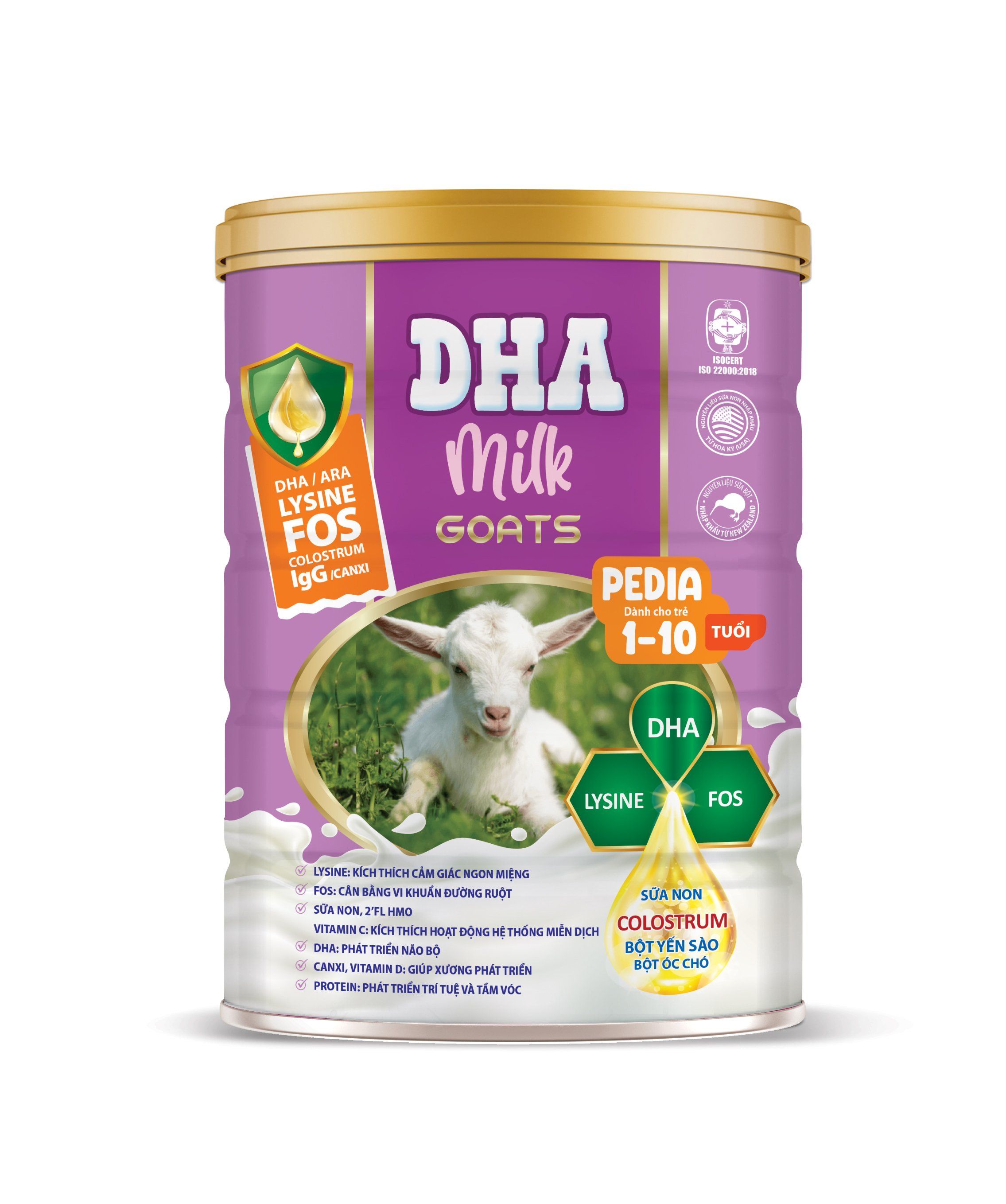 DHA MILK GOATS PEDIA 900G | iCheck.vn