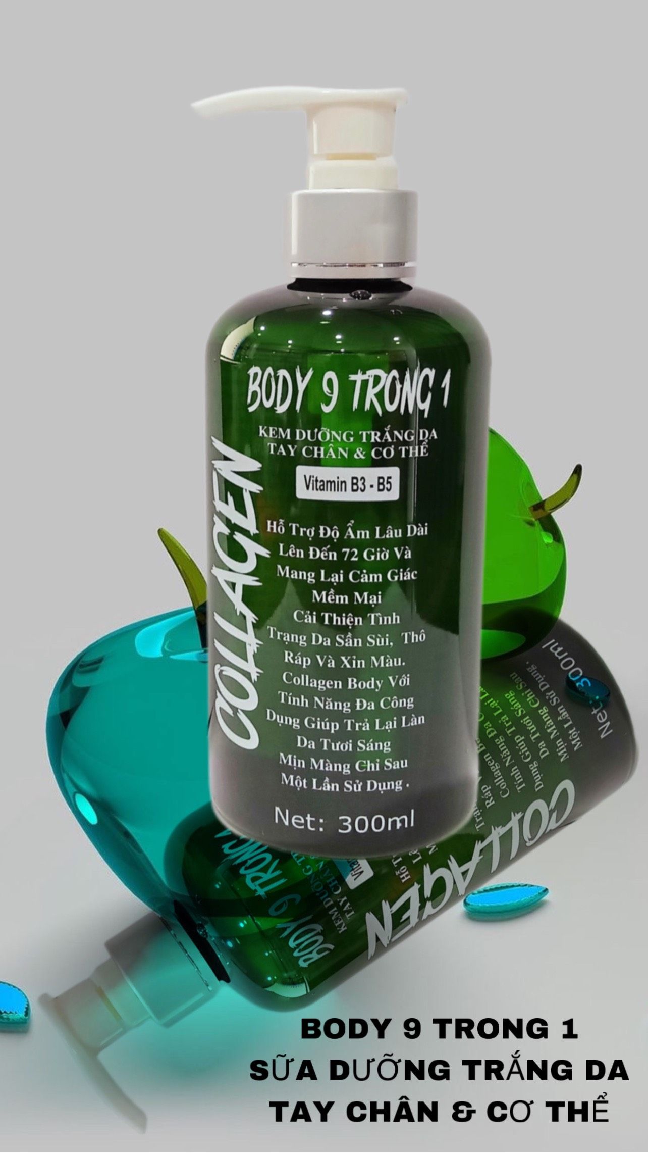 COLLAGEN BODY 9 TRONG 1 - KEM DƯỠNG TRẮNG DA TAY - CHÂN & CƠ THỂ ...