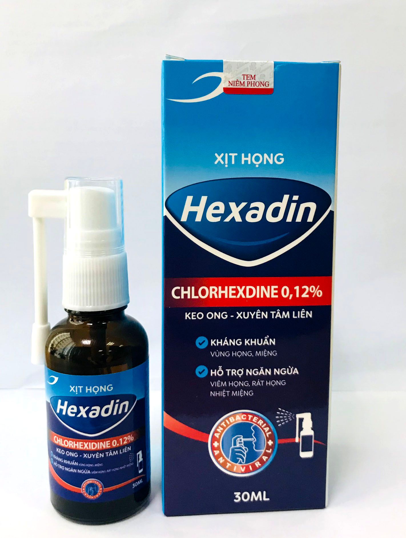 Xịt họng Hexadin | iCheck.vn
