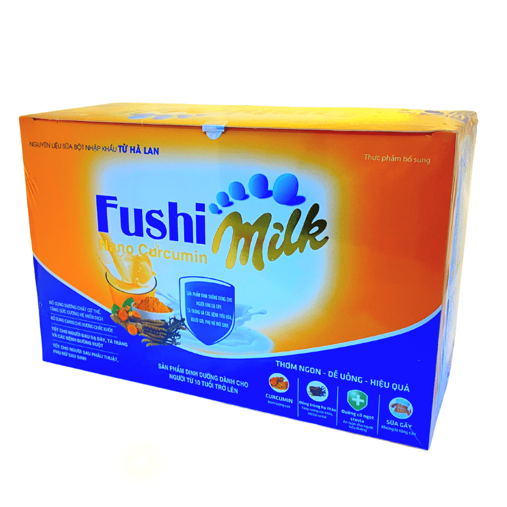 Fushi Milk Nano Curcumin Hộp 20 gói x 20g | iCheck.vn