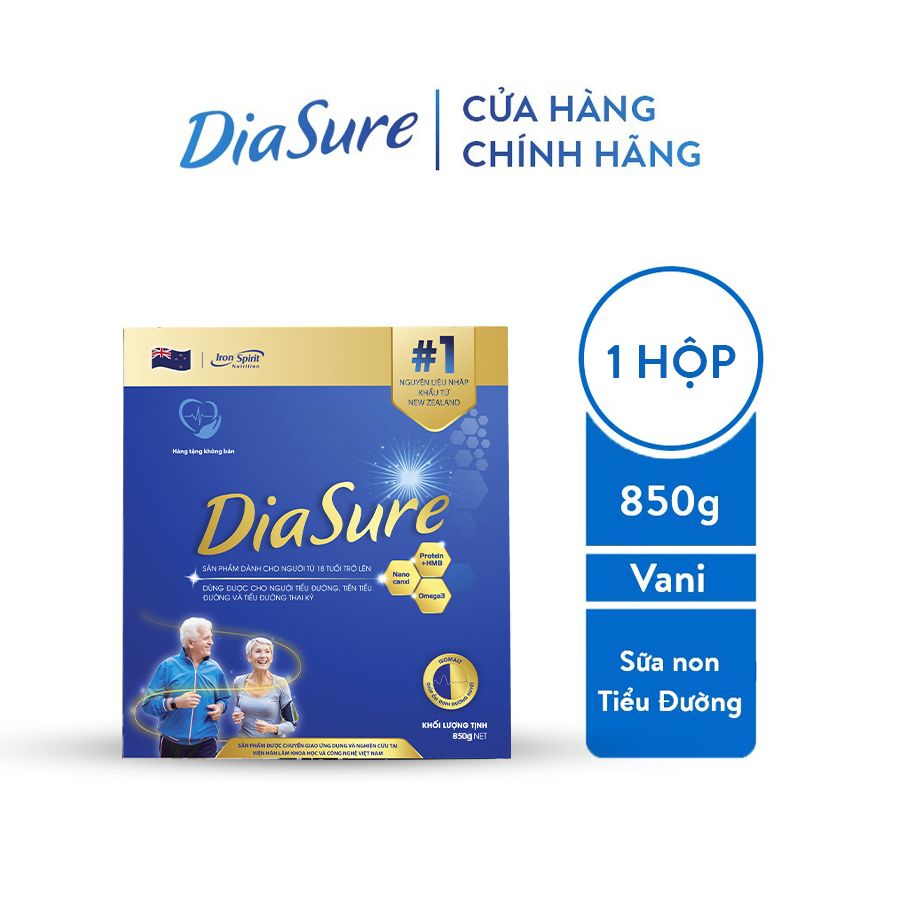 DiaSure Hộp giấy 850g Nano Canxi | iCheck.vn