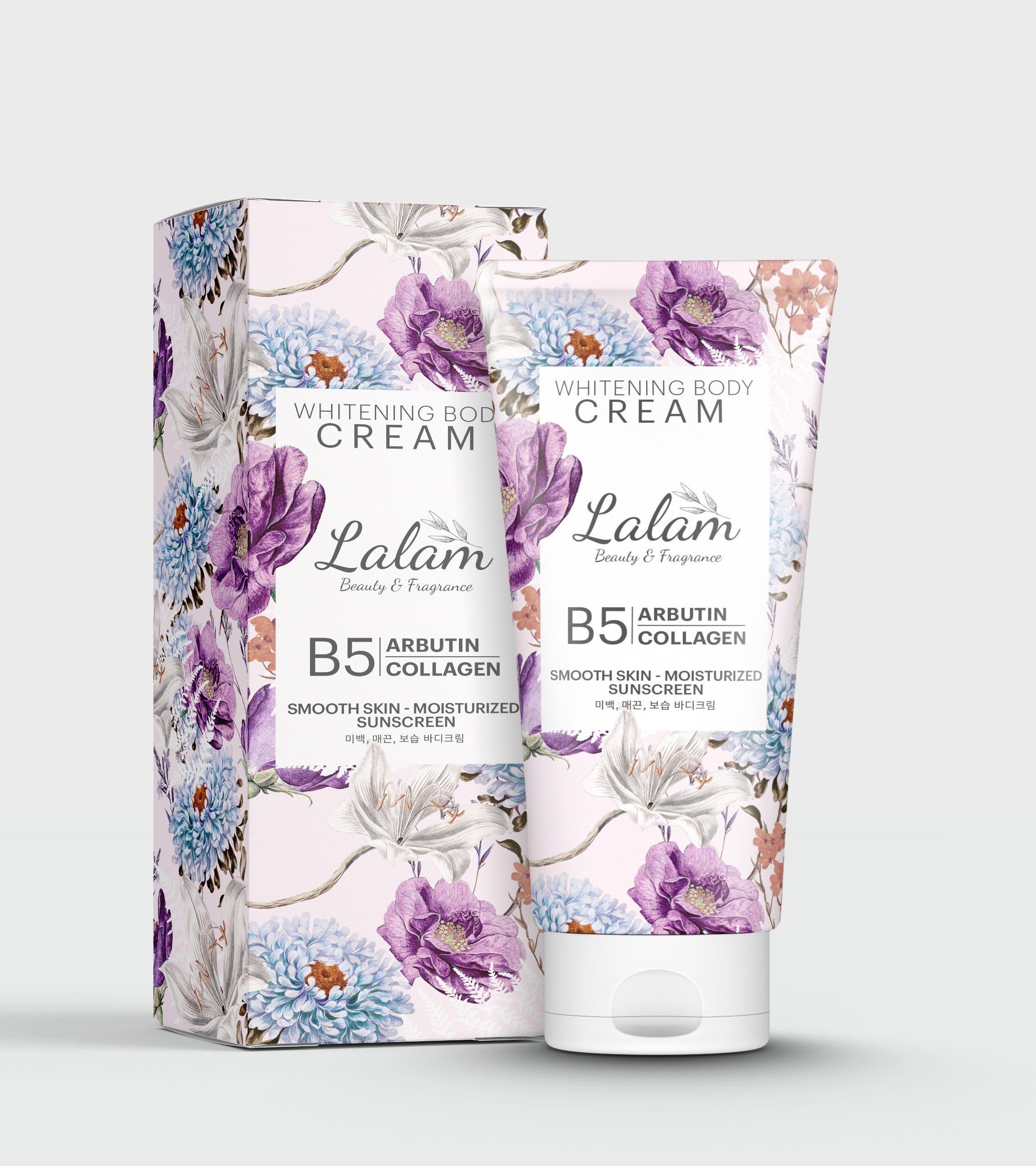 LALAM WHITENING BODY CREAM KEM BODY DƯỠNG TRẮNG SÁNG MỊN GIỮ ẨM 200G ...