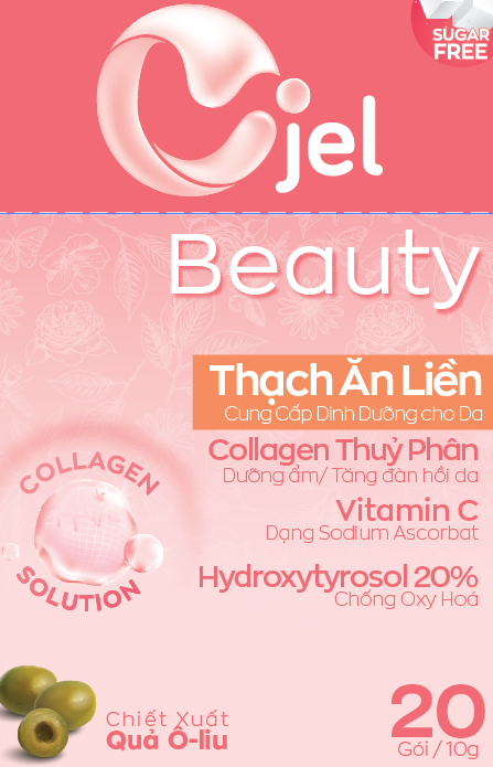 Thạch Cjel Beauty-Hộp 20 gói 10 gam