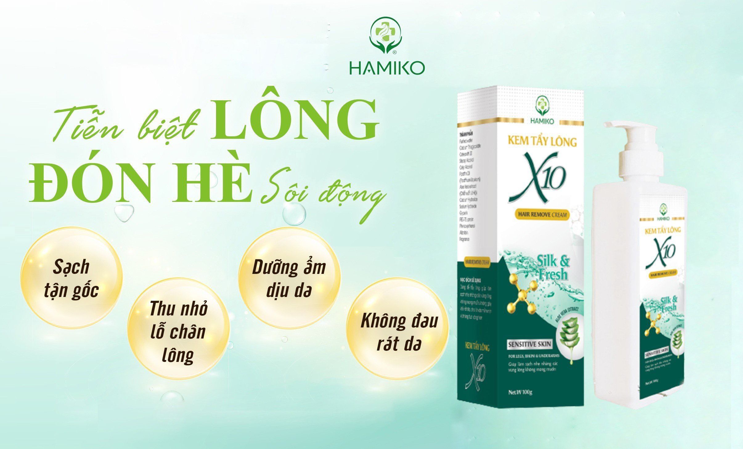 Kem tẩy lông HAMIKO | iCheck.vn