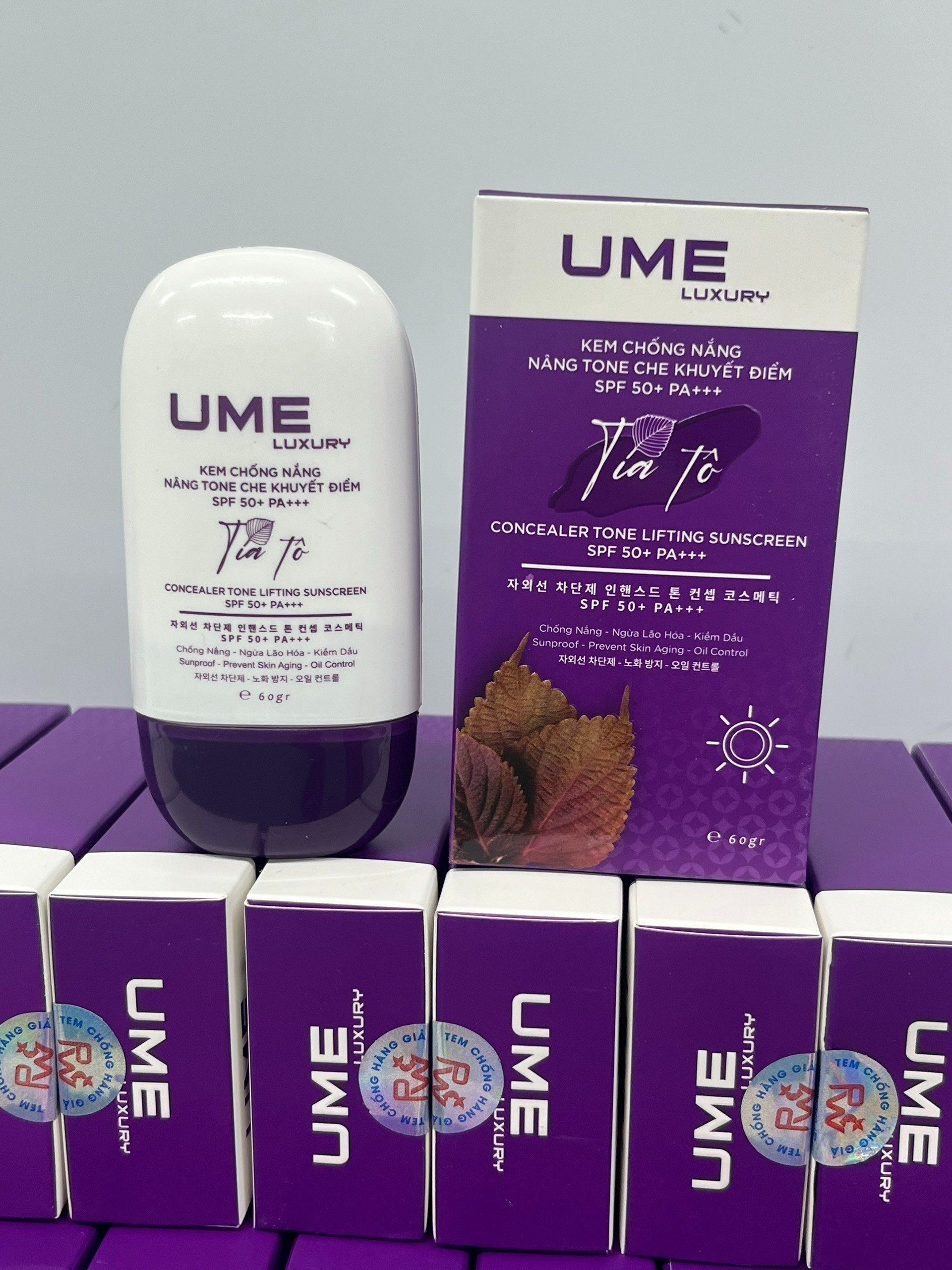 Kem chống nắng UME LUXURY - Nâng tone che khuyết điểm SPF 50 PA ...
