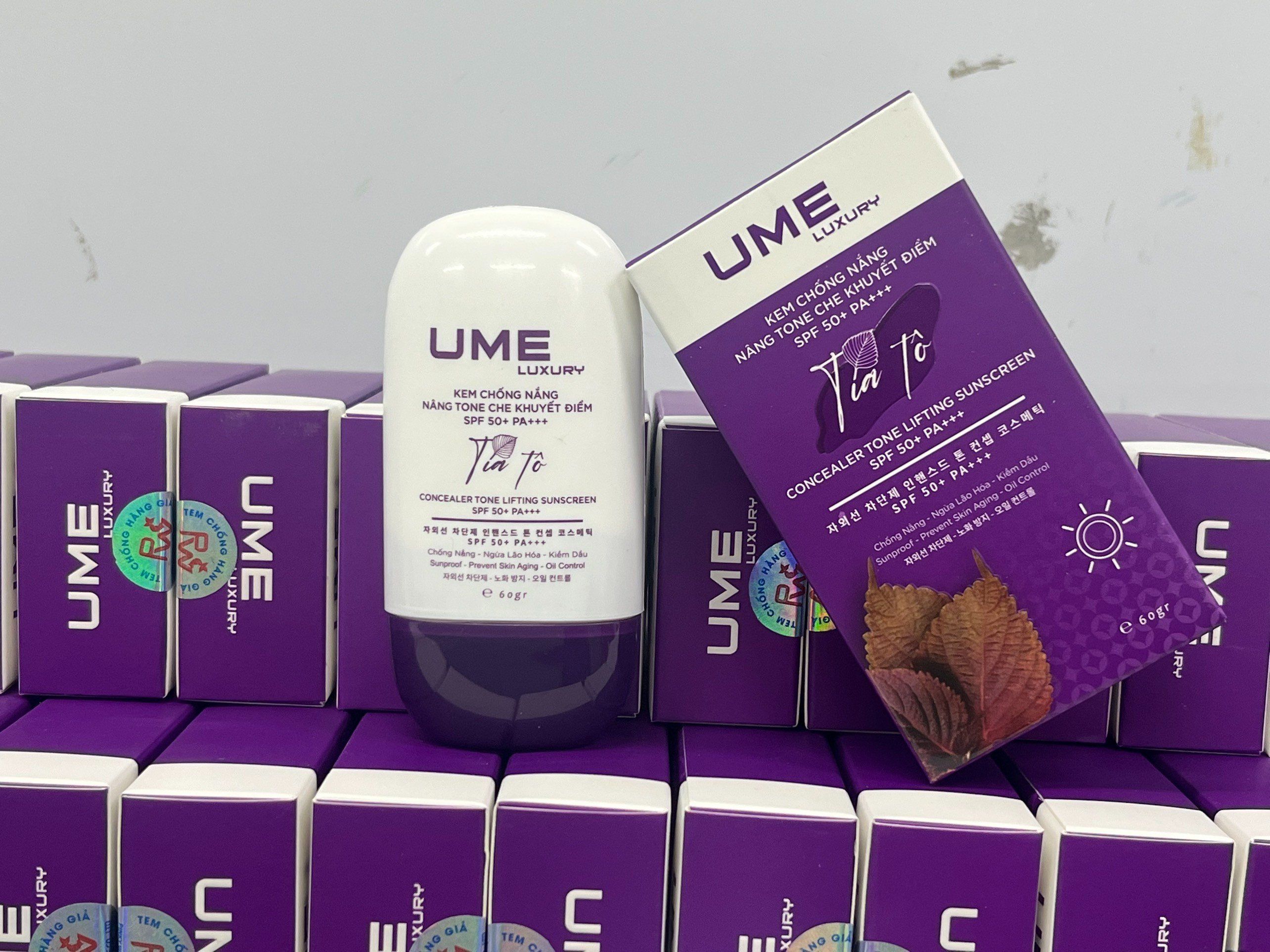 Kem chống nắng UME LUXURY - Nâng tone che khuyết điểm SPF 50 PA ...