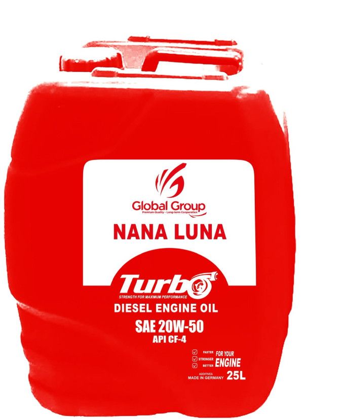 DẦU NHỚT NANA LUNA TURBO DIESEL ENGINE OIL SAE 20W-50 API CF-4 25L ...