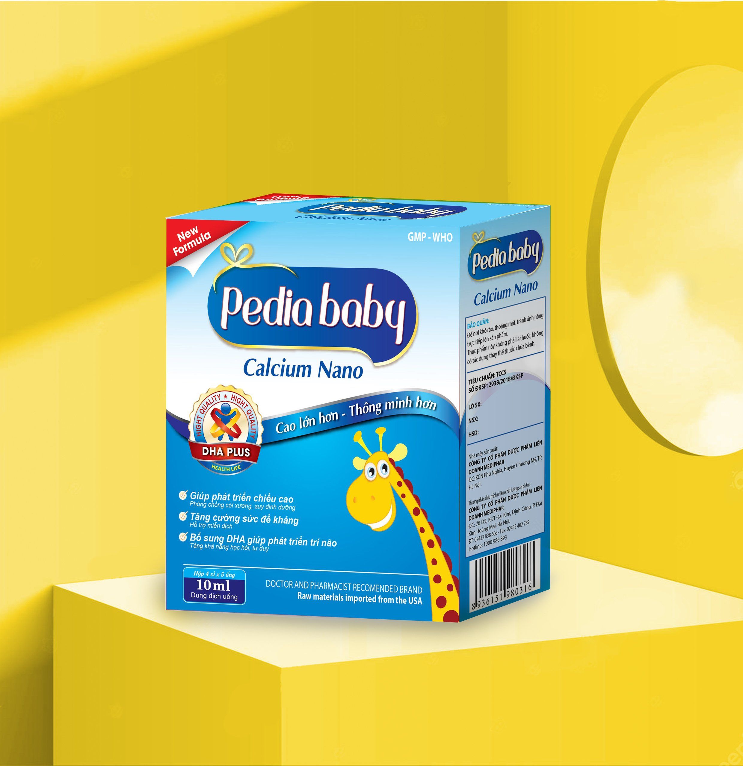 Thực phẩm bảo vệ sức khỏe Pedia Baby Calcium Nano | iCheck.vn