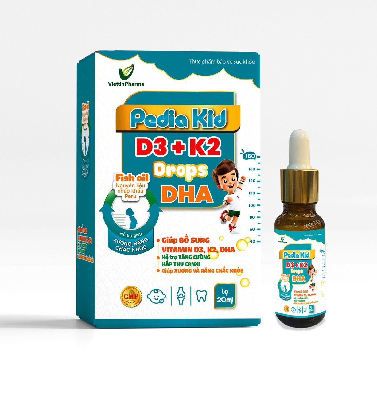 Pedia Kid D3+K2 drops DHA | iCheck.vn