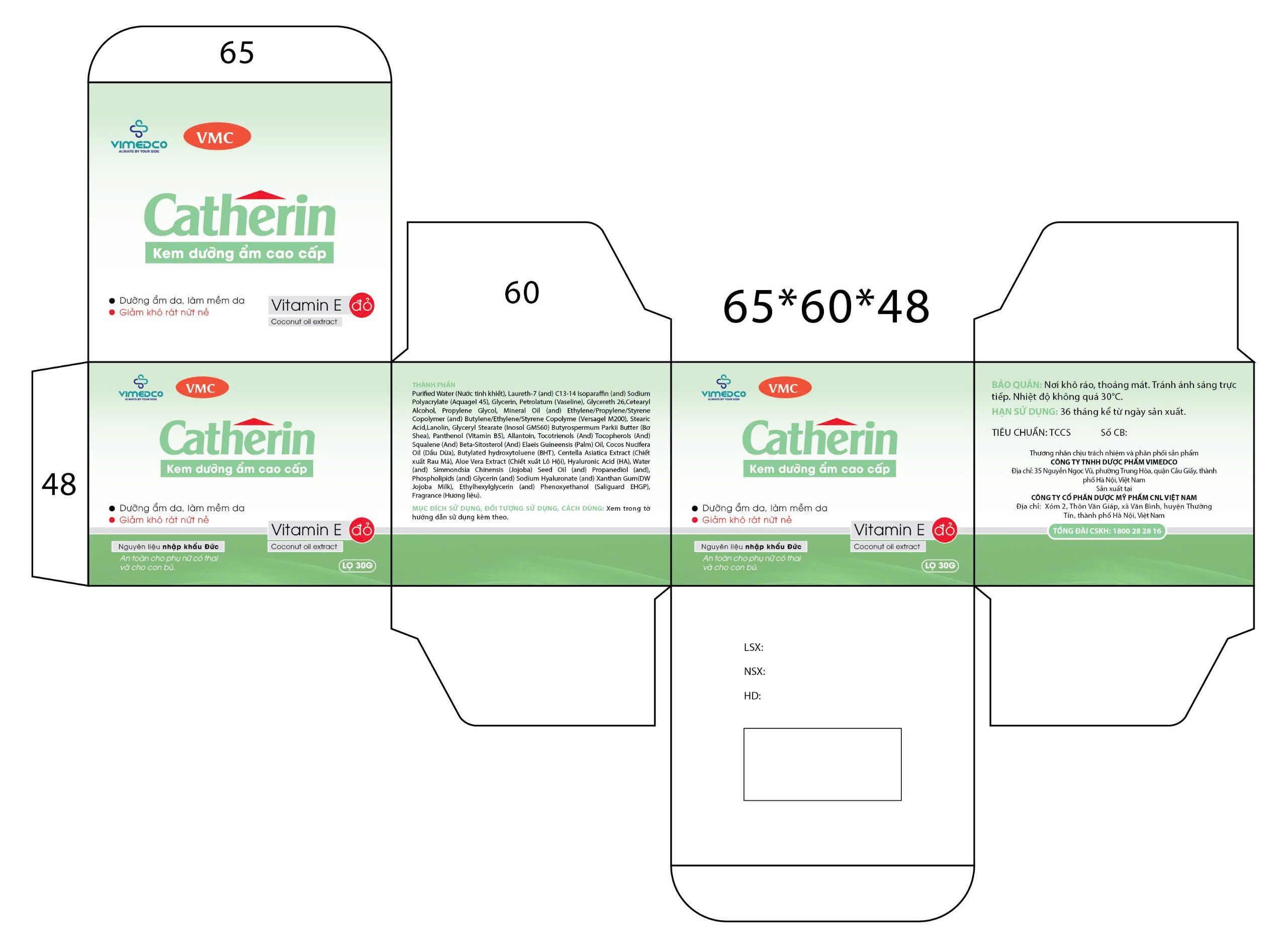 8938546194544 - Kem dưỡng ẩm cao cấp Catherin