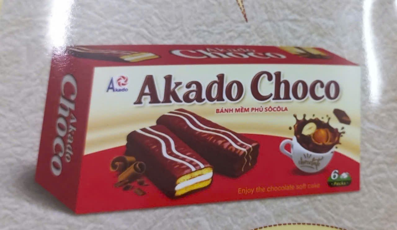 Bánh AKADO mềm phủ Socola (6 chiếc/hộp) | iCheck.vn