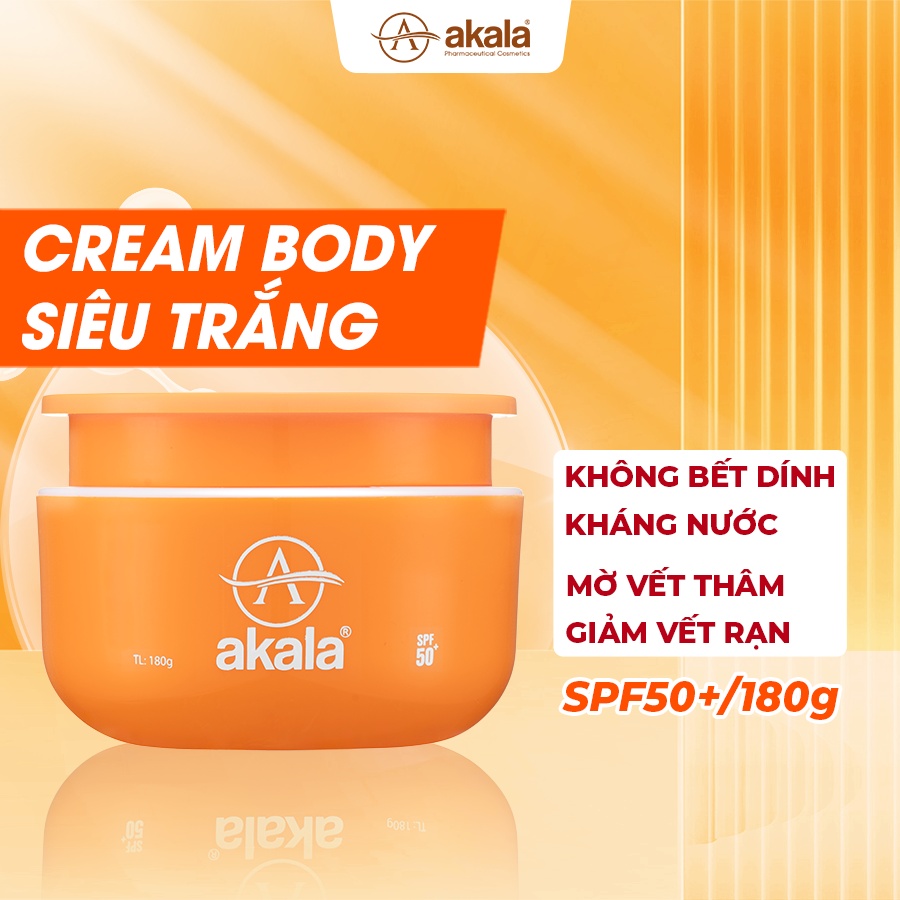 Kem Body Dưỡng Trắng - Dưỡng Ẩm - Mờ Vết Thâm - Giảm Vết Rạn akala ...