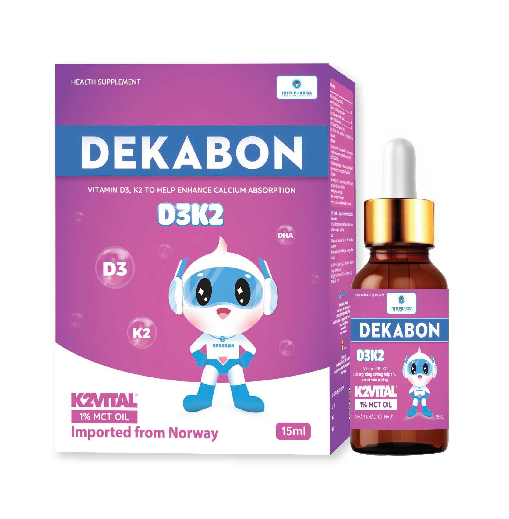 Thực phẩm bảo vệ sức khỏe DEKABON D3K2 | iCheck.vn