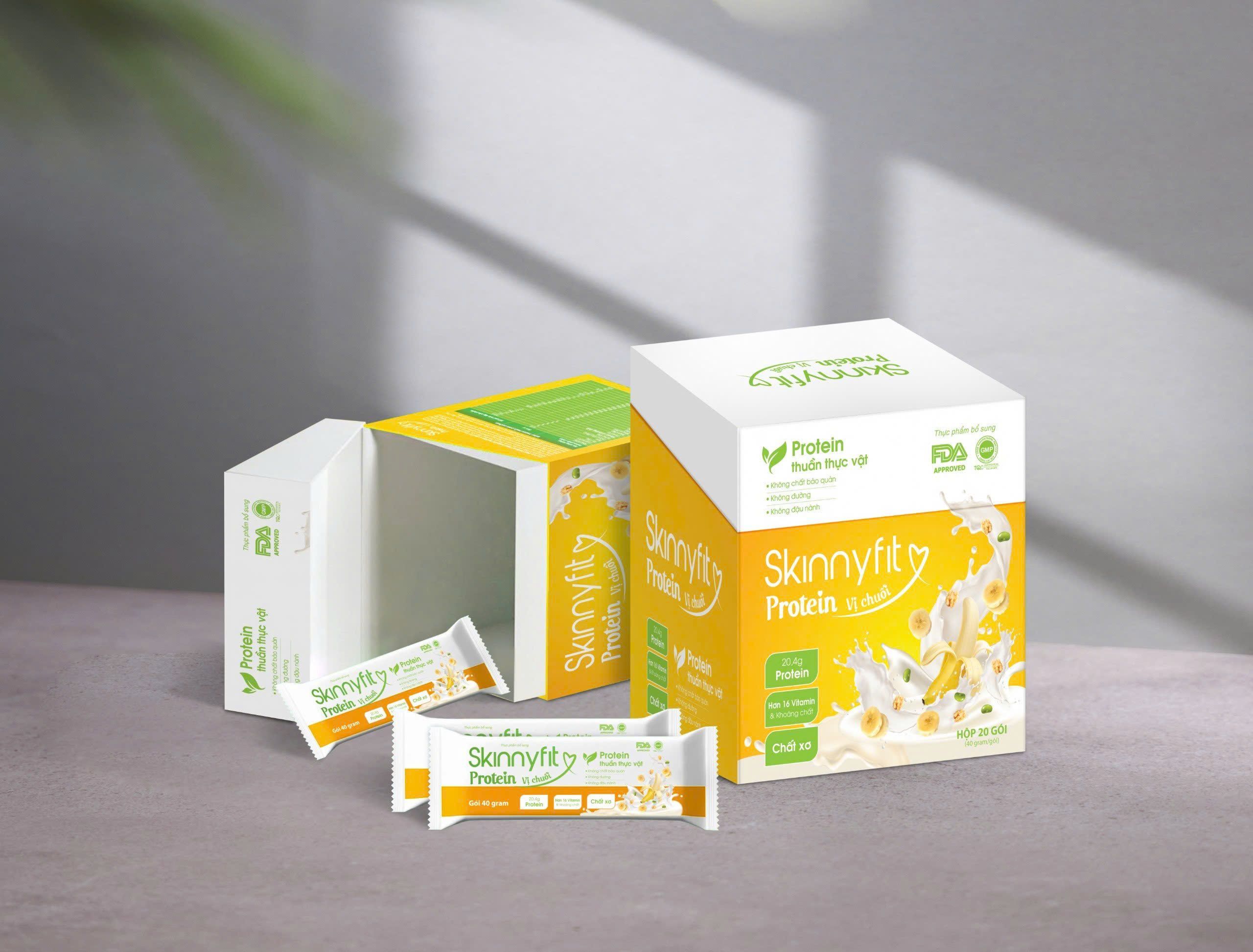 Thực phẩm bổ sung Skinnyfit Protein vị Chuối | iCheck.vn